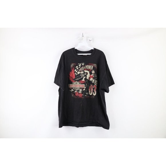 Harley-Davidson | Shirts | Harley Davidson Mens Xl Thrashed Spell Out ...